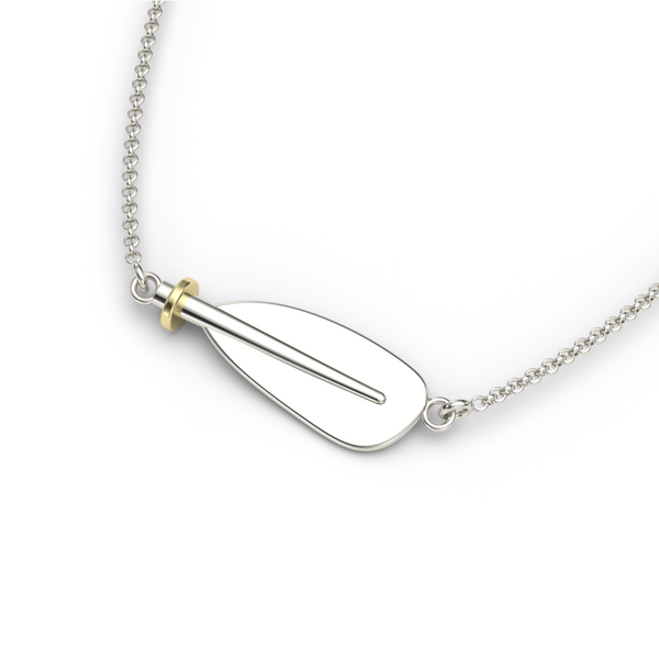 Kayak Paddle Chain Necklace - Paddle Jewelry